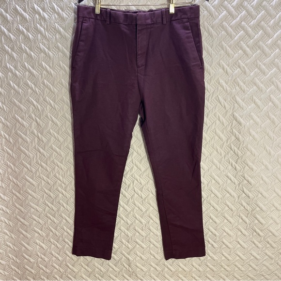 Perry Ellis | Pants | Perry Ellis Purple Chinos With Flat Front Design ...